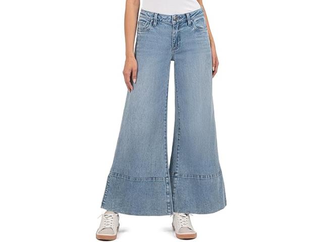 (取寄) カット フロム ザ クロス レディース ゴールディー ミッドライズ スーパー ヘム ウィズ スリット イン フェイマス KUT from the Kloth women KUT from the Kloth Goldie Mid-Rise Super Flare-Wide Hem With Slit In Famous Famous