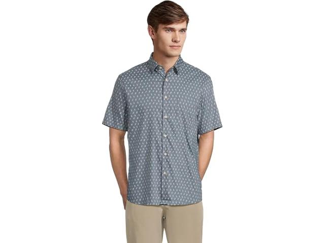 (取寄) ファリティ メンズ ショート スリーブ ムーブメント モンテレイ シャツ Faherty men Short Sleeve Movement Monterrey Shirt Marine Palm Foliage