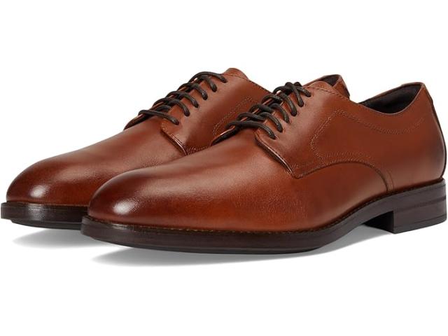 (取寄) コールハーン メンズ ハーモン グランド プレーン トゥ オックスフォード Cole Haan men Harmon Grand Plain Toe Oxfords British Tan/Dark Brown Waterproof