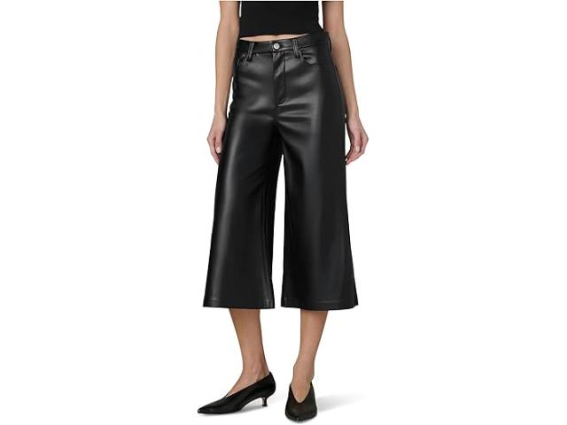 (取寄) ジョーズジーンズ レディース ザ キュロット ビーガン レザー Joe's Jeans women The Culotte Vegan Leather Black