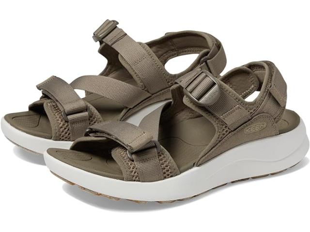 (取寄) キーン レディース エル スポーツ バックストラップ KEEN women KEEN Elle Sport Backstrap Brindle/Star White