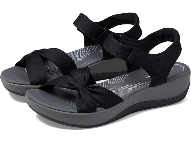 (取寄) クラークス レディース アーラ ショア Clarks women Clarks Arla Shore Black Textile