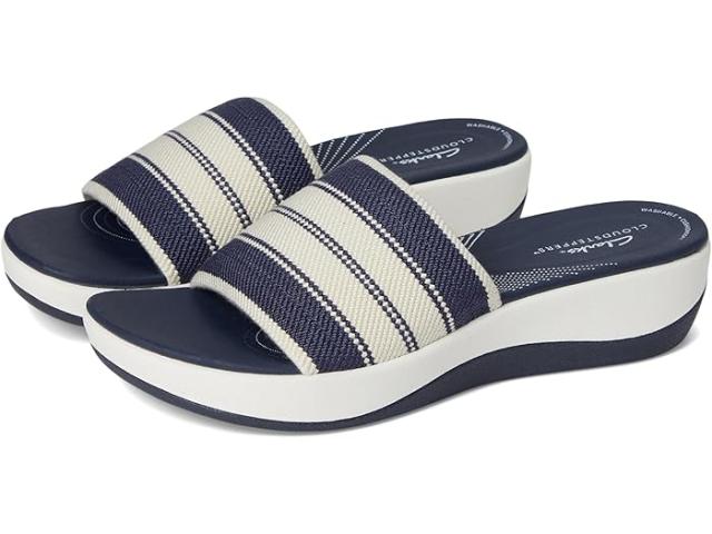 (取寄) クラークス レディース アーラ ホリス Clarks women Arla Hollis Navy Combi Textile