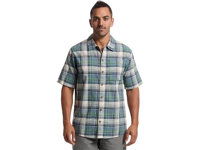 (取寄) ロイヤルロビンズ メンズ レッドウッド プレイド ショート スリーブ  Robbins men Redwood Plaid Short Sleeve Sea Pismo Plaid