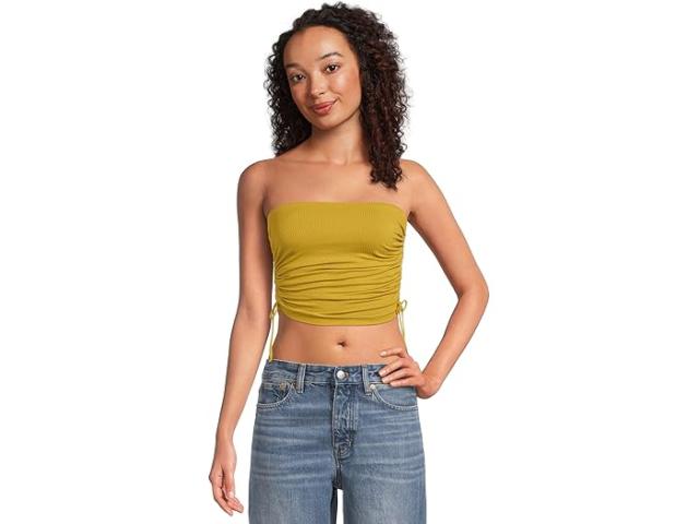 (取寄) アグ レディース エミリア ヘアバンド トップ リブ UGG women Emilia Bandeau Top Rib Bright Olive