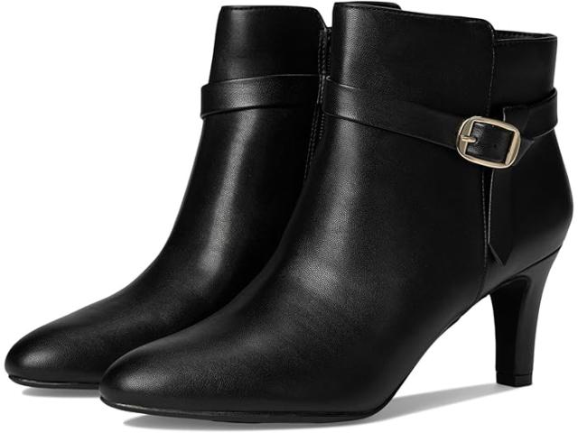 (取寄) ライフストライド レディース ギルド 3 ジップ ショート ブーツ LifeStride women Guild 3 Zip Short Boots Black