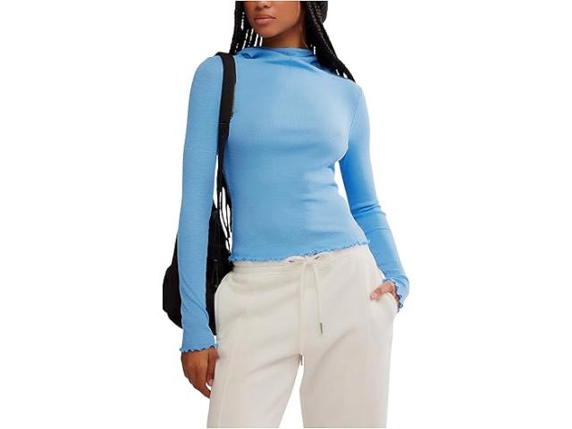 (取寄) エフピー ムーブメント レディース ブリーズ イージー ロング スリーブ FP Movement women Breathe Easy Long Sleeve Riviera Blue