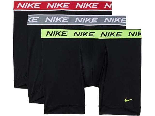 (取寄) ナイキ メンズ オール デイ ミクロ ボクサー ブリーフ 3-パック Nike men All Day Micro Boxer Brief 3-Pack Black W/Volt Wb/Cool Grey Wb/Uni Red Wb
