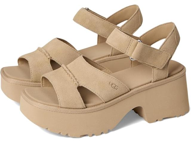 (取寄) アグ レディース ニュー ハイツ アンクル ストラップ UGG women New Heights Ankle Strap Mustard Seed