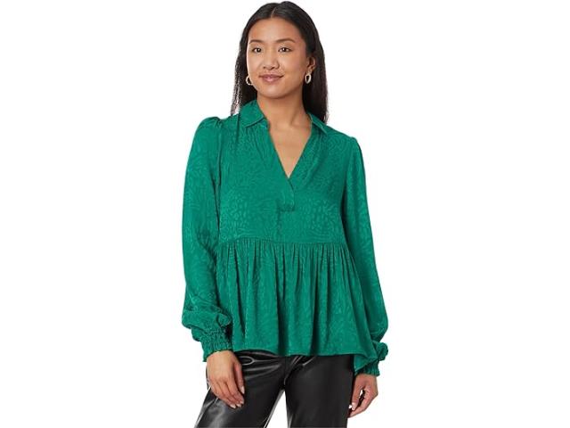 (取寄) リリー ピュリッツァー レディース ジェイリーン ロング スリーブ ジャック Lilly Pulitzer women Jaylene Long Sleeve Jacqu Evergreen Party Animal Jacquard