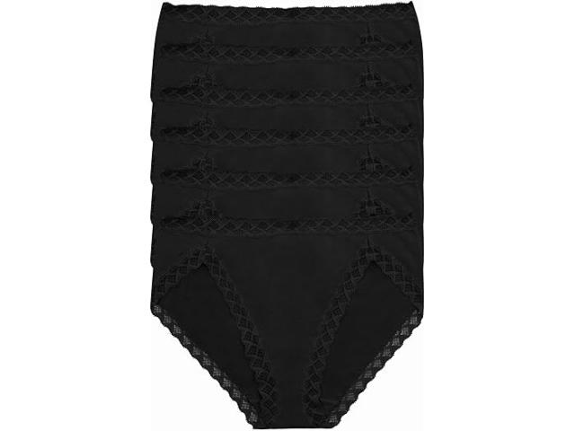 (取寄) ナトリ レディース ブリス フレンチ カット 6-パック Natori women Natori Bliss French Cut 6-Pack Black