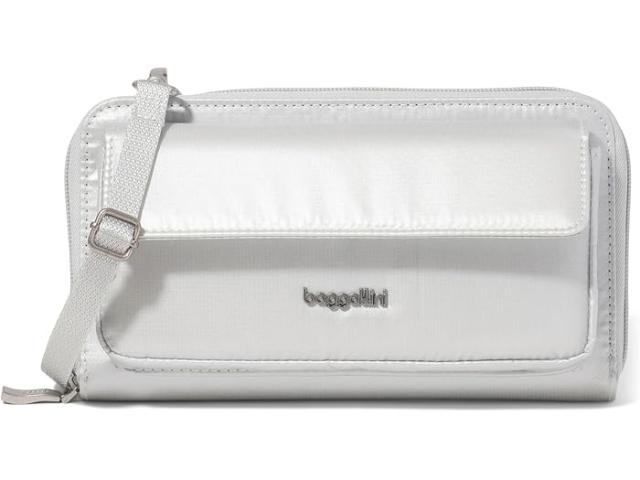 (取寄) バッガリーニ レディース Rfid フォン ウォレット クロスボディ Baggallini women Rfid Phone Wallet Crossbody Silver llic