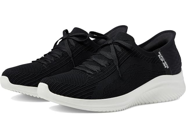 (取寄) スケッチャーズ レディース ウルトラ フレックス 3.0 - ブリリアント ハンズ フリー スリップインズ SKECHERS women Ultra Flex 3.0 - Brilliant Hands Free Slip-Ins Black
