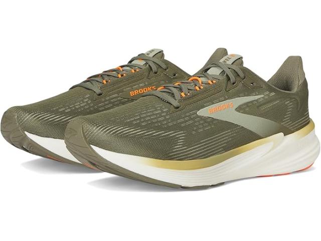 (取寄) ブルックス メンズ レベル 8 Brooks men Revel 8 Olive/Tea/Orange