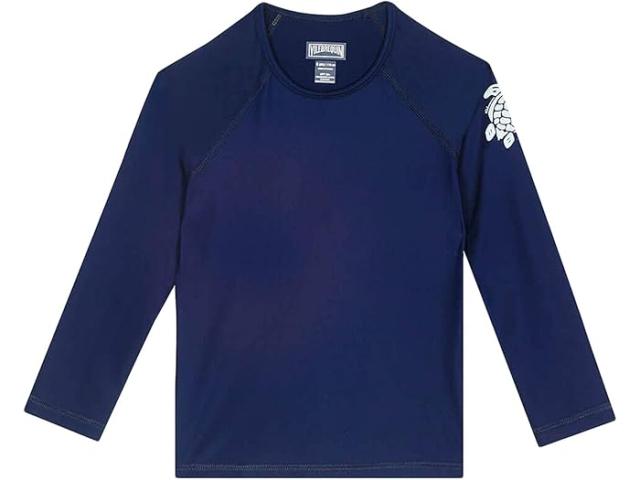 (取寄) ヴィルブレクイン キッズ キッズ グラッシー ラッシュガード (トドラー/リトル キッズ/ビッグ キッズ) Vilebrequin Kids kids Vilebrequin Kids Glassy Rashguard (Toddler/Little Kids/Big Kids) Blue Marine