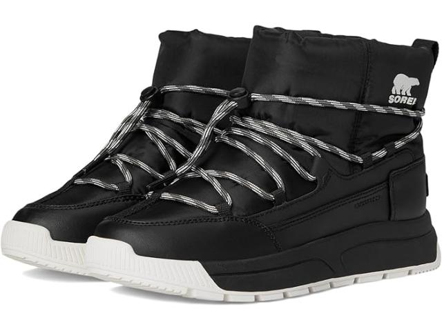 (取寄) ソレル レディース ホイットニー 3 スリッポン ウォータープルーフ SOREL women Whitney Iii Slip-on Waterproof Black/Sea Salt