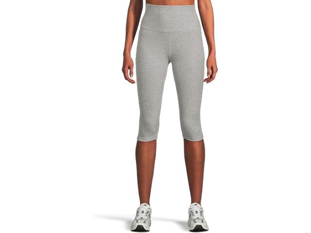 (取寄) ビヨンドヨガ レディース スペースダイ ハイ ウェスト ペダル プッシャー レギングス Beyond Yoga women Spacedye High Waisted Pedal Pusher Leggings Silver Mist