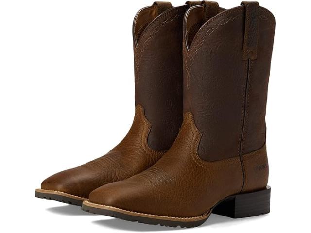 (取寄) アリアット メンズ ハイブリット グリット ウェスタン ブーツ Ariat men Hybrid Grit Western Boot Earth/Alamo Brown