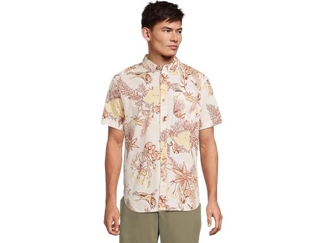 (取寄) コロンビア メンズ ラピッド リバーズ プリンテッド ショート スリーブ シャツ Columbia men Rapid s Printed Short Sleeve Shirt Sea Salt Outbacked