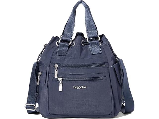 (取寄) バッガリーニ レディース モダン エブリウェア ドローストリング バッグ Baggallini women Baggallini Modern Everywhere Drawstring Bag French Navy