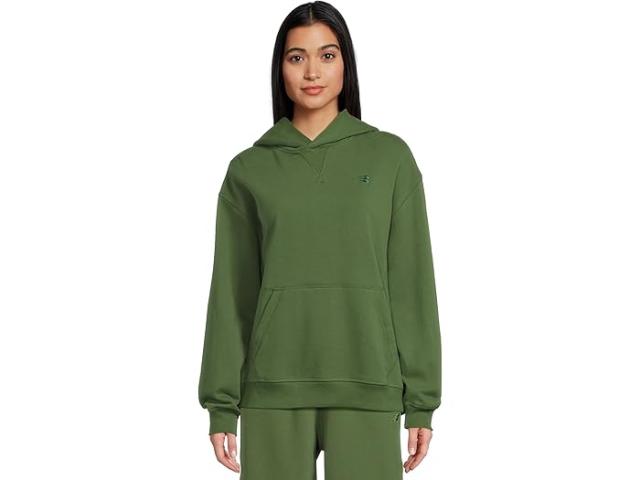 (取寄) ニューバランス レディース アスレチックス フレンチ テリー ブーディ New Balance women Athletics French Terry Hoodie Dark Alpine Green