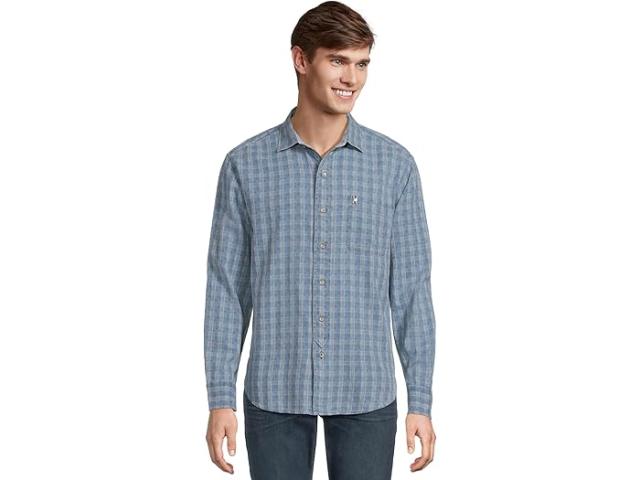 (取寄) トミーバハマ メンズ ロペス アイランド チェック  Bahama men Lopez  Check Light Indigo