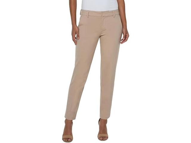 (取寄) リバプールロサンゼルス レディース ケルシー スリム レッグ トラウザーズ イン スーパー ストレッチ ポンテ ニット Liverpool Los Angeles women Liverpool Los Angeles Kelsey Slim Leg Trousers in Super Stretch Ponte Knit Biscuit Tan