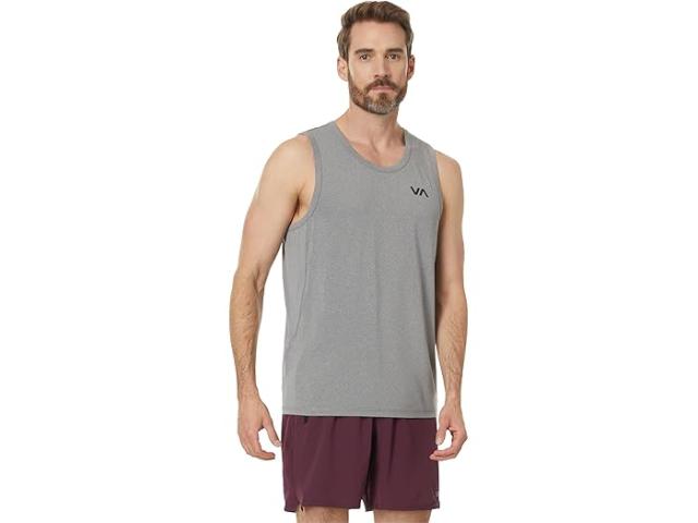 (取寄) ルーカ メンズ スポーツ ベント タンク RVCA men RVCA Sport Vent Tank Heather Grey
