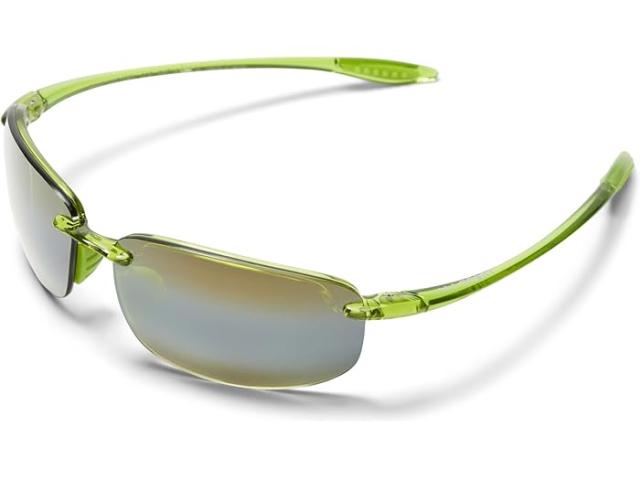 (取寄) マウイ ジム ホキパ ラージ Maui Jim Hookipa Large Shiny Transparent Light Green/Maui Ht Polarized
