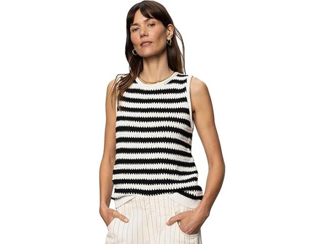 (取寄) サンクチュアリ レディース クローシェ シェル Sanctuary women Crochet Shell Chalk/Black Stripe 3