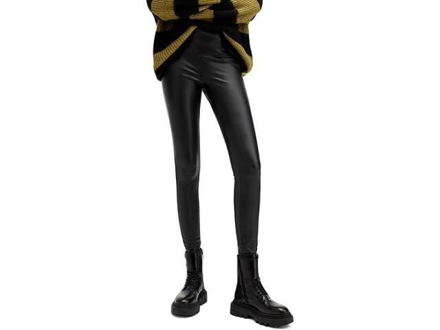 (取寄) オールセインツ レディース コラ フォー レギングス AllSaints women Cora Faux Leggings Black