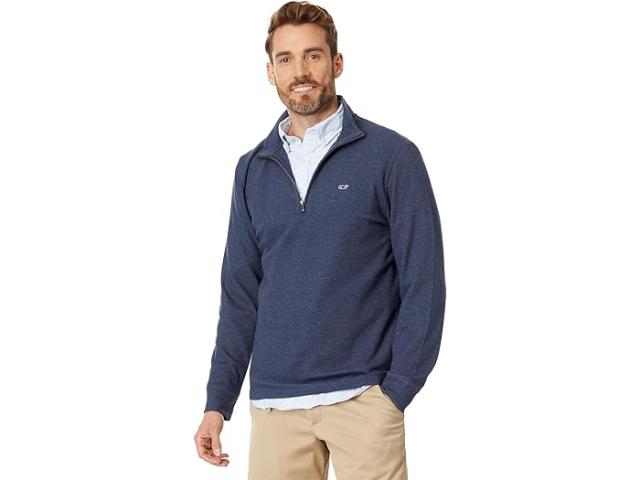 (取寄) ヴィンヤードヴァインズ メンズ ソルトウォーター 1/4 ジップ Vineyard Vines men Vineyard Vines Saltwater 1/4 Zip Deep Bay