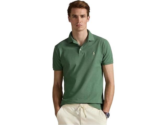 (取寄) ラルフローレン メンズ クラシック フィット ストレッチ メッシュ ポロ シャツ Polo Ralph Lauren men Classic Fit Stretch Mesh Polo Shirt Fatigue