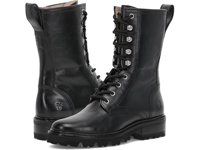 (取寄) フライ レディース オリヴィア コンバット Frye women Frye Olivia Combat Black