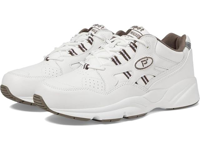 (取寄) プロペット メンズ スタビリティー ウォーカー Propet men Propet Stability Walker White/Taupe