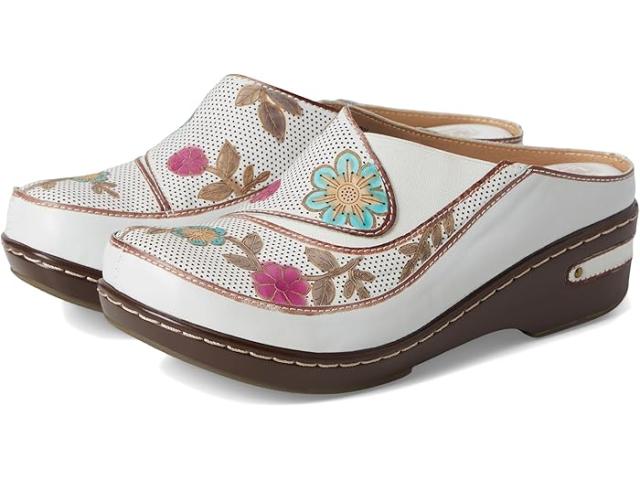 (取寄) ラルティストバイスプリングステップ レディース  L'Artiste by Spring Step women Chino-Flower Off-White Multi