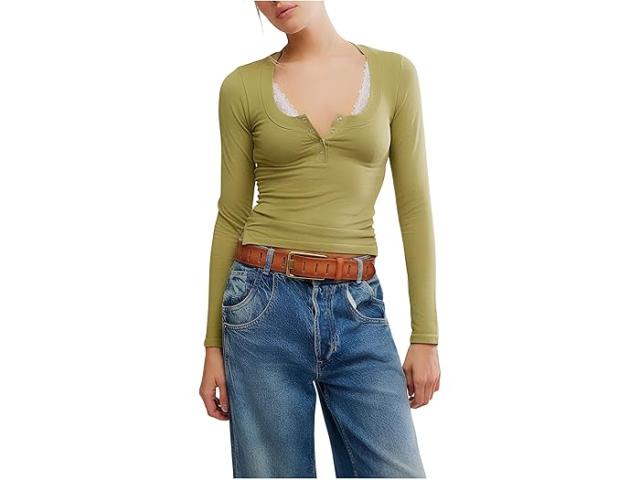 (取寄) フリーピープル レディース ワイド アウェイク レイヤリング Free People women Wide Awake Layering Mosstone