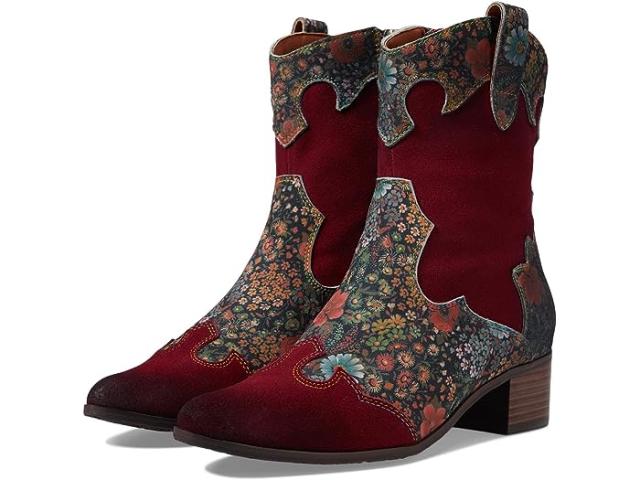 (取寄) ラルティストバイスプリングステップ レディース レディ ラック L'Artiste by Spring Step women L'Artiste by Spring Step Lady Luck Bordeaux Multi Suede