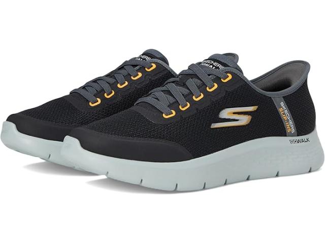(取寄) スケッチャーズ パフォーマンス メンズ ハンズ フリー スリップ-インス ゴー ウォーク フレックス - スニーカー SKECHERS Performance men Hands Free Slip-ins Go Walk Flex - Netro Sneaker Black