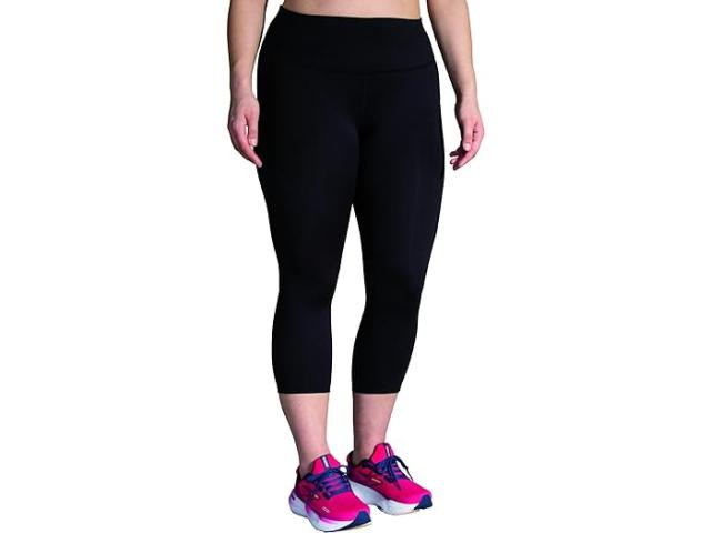 (取寄) ブルックス レディース スピーク カプリ Brooks women Brooks Spark Capris Black