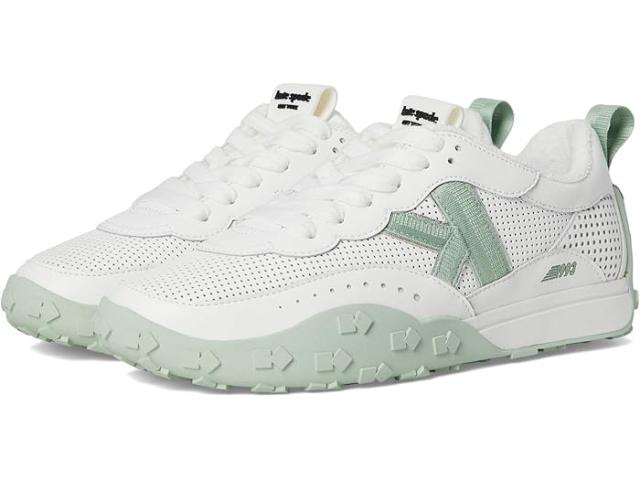 (取寄) ケイトスペード レディース K アズ イン ケイト レース アップ スニーカー Kate Spade New York women K As In Kate Lace Up Sneaker True White/Pistachio Ice