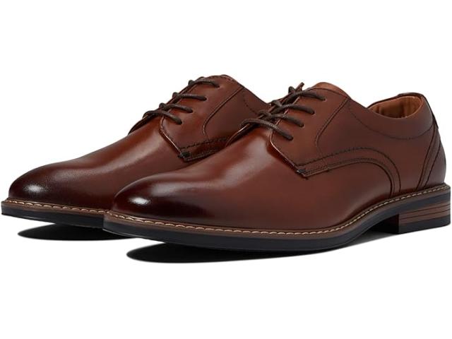 (取寄) ナン ブッシュ メンズ セントロ フレックス プレーン トゥ オックスフォード Nunn Bush men Nunn Bush Centro Flex Plain Toe Oxford Cognac