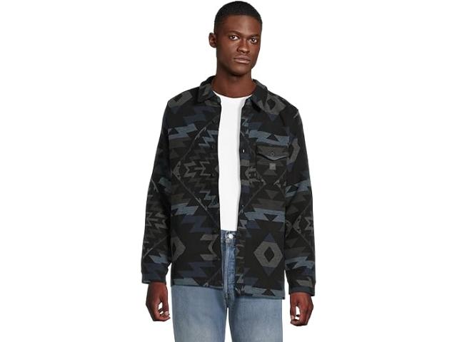 (取寄) ハーレー メンズ サンタ クルス ジャカード ロング スリーブ Hurley men Santa Cruz Jacquard Long Sleeve Black