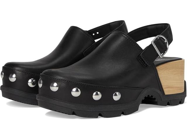 (取寄) ソレル レディース  SOREL women Roam'N Clog Rvt Black/Black