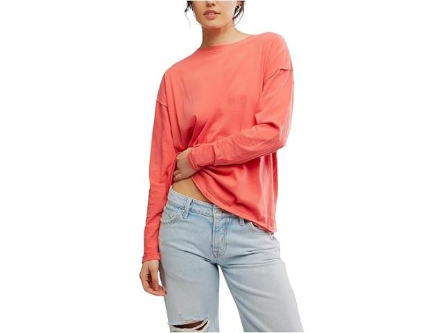 (取寄) フリーピープル レディース ニーナ ティー ロング スリーブ Free People women Nina Tee Long Sleeve Rose Sienna