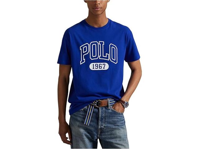 (取寄) ラルフローレン メンズ クラシック フィット ジャージ グラフィック T-シャツ Polo Ralph Lauren men Classic Fit Jersey Graphic T-Shirt Heritage 