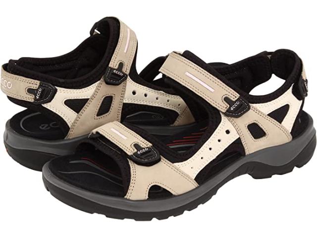 (取寄) エコー スポーツ レディース ユカタン サンダル ECCO Sport women  Yucatan Sandal Atmosphere/Ice White/Black