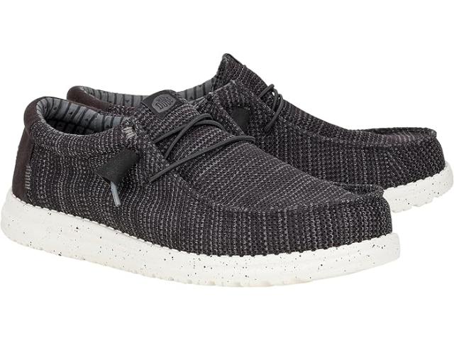 (取寄) ヘイ デュード メンズ ウォーリー ストレッチ ソックス Hey Dude men Wally Stretch Sox Black/White