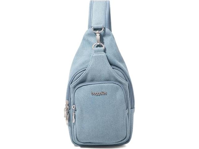 (取寄) バッガリーニ レディース セントラル パーク スリング Baggallini women Central Park Sling Light Indigo Denim