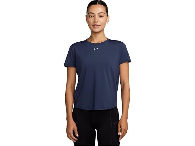 (取寄) ナイキ レディース ワン クラシック ドライ-フィット ショートスリーブ トップ Nike women One Classic Dri-fit Short-sleeve Top Midnight Navy